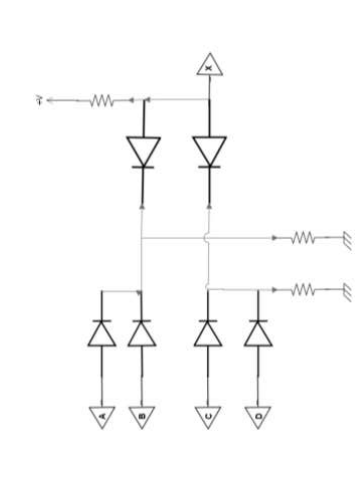 Solved Express the output X at the output of diode circuit | Chegg.com