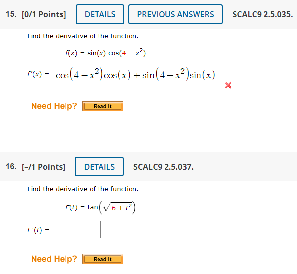 Solved 15. [0/1 Points] DETAILS PREVIOUS ANSWERS SCALC9 | Chegg.com