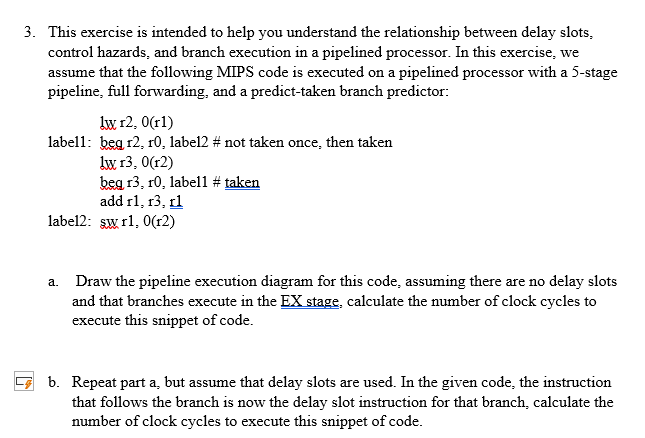Solved This exercise is intended to help you understand the | Chegg.com