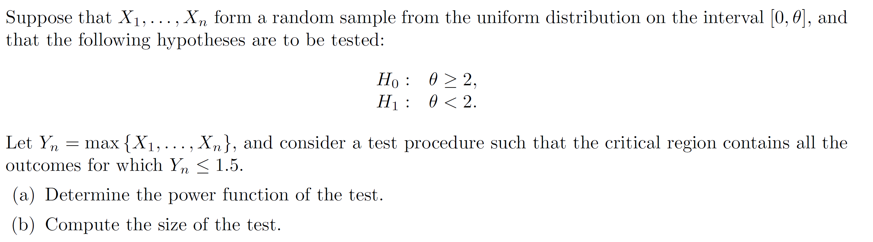 Solved Suppose that x1,dots,xn ﻿form a random sample from | Chegg.com