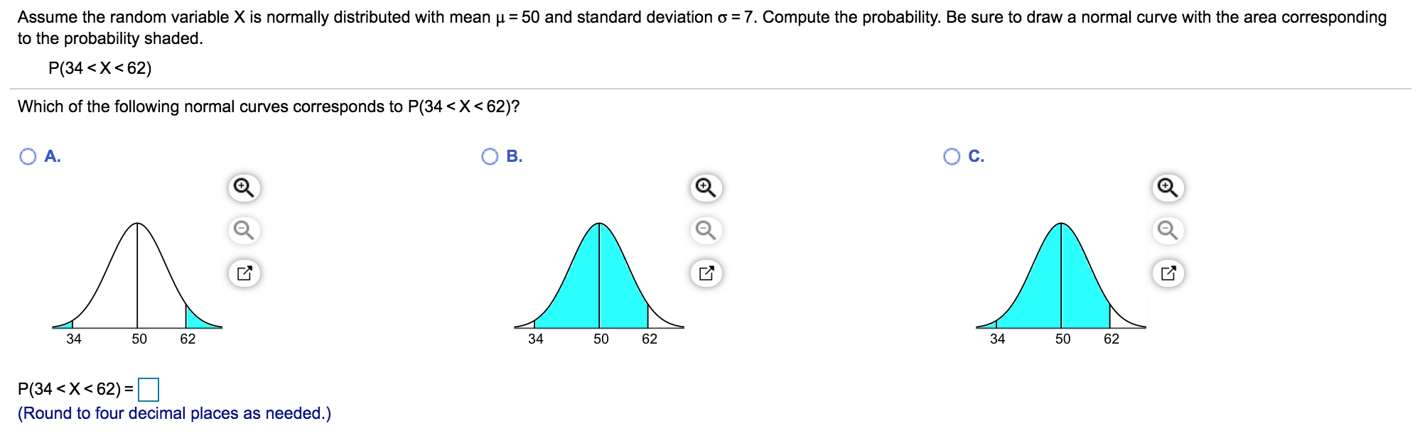 Solved Assume the random variable X is normally distributed | Chegg.com