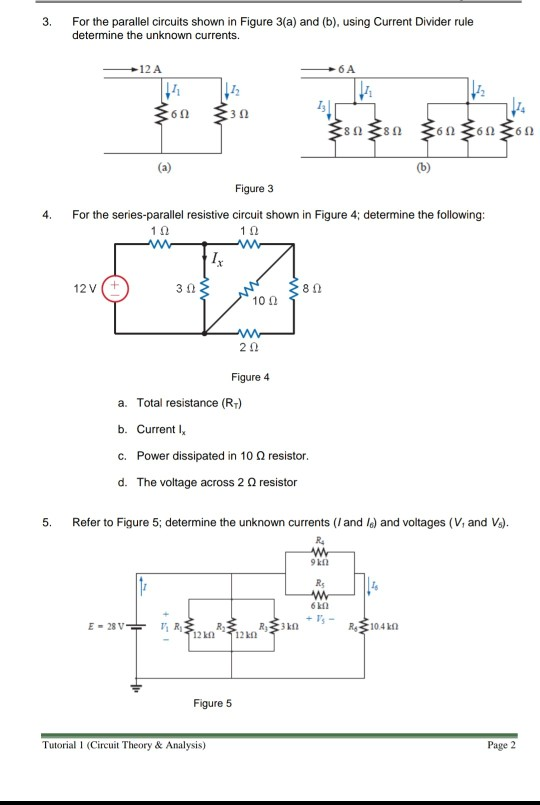 Solved 3. For the parallel circuits shown in Figure 3(a) and | Chegg.com