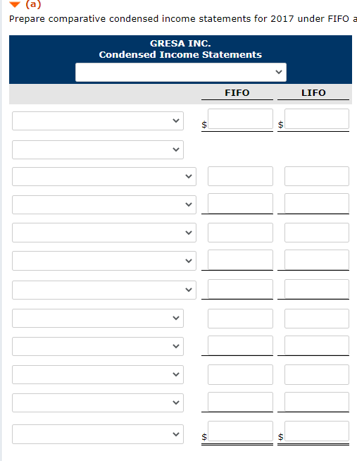 Solved Problem 6-4A (Part Level Submission) The management | Chegg.com