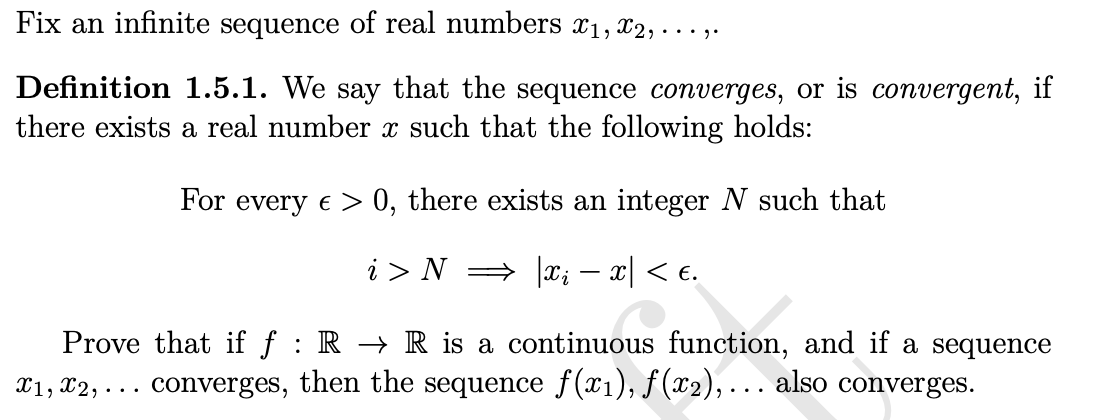 Solved Fix an infinite sequence of real numbers X1, X2, ..., | Chegg.com