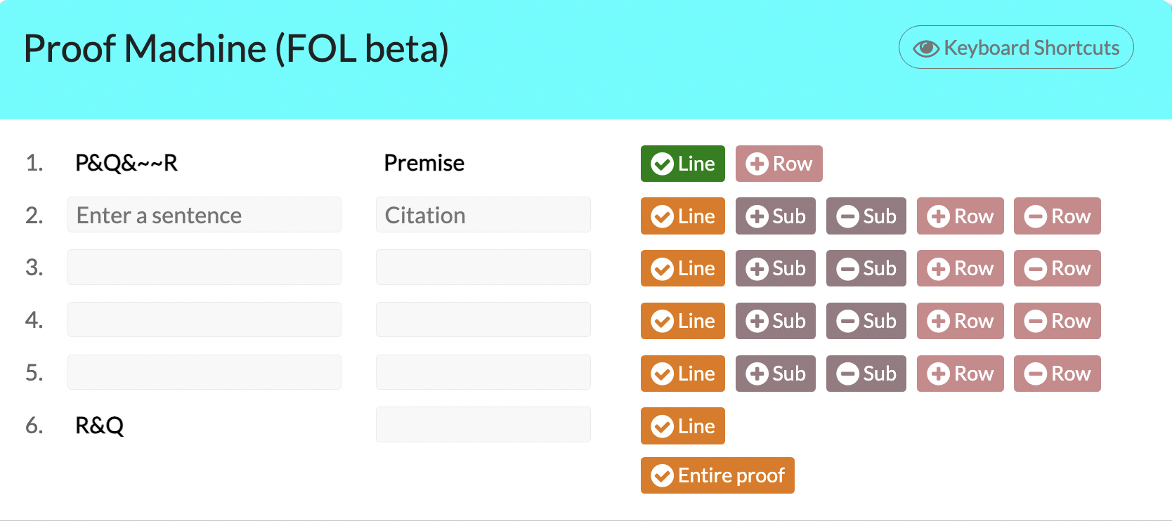 Solved Please help w/ proof machine from the logic course | Chegg.com