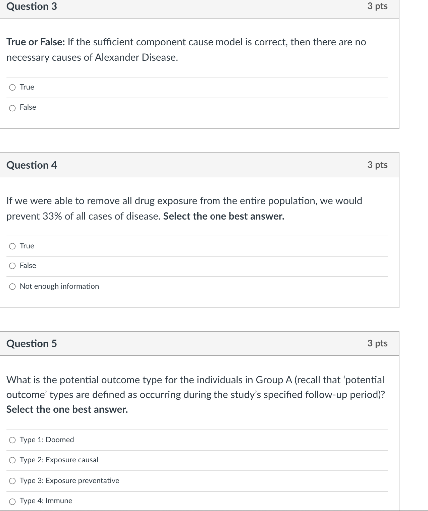 Solved Sufficient component cause models and potential | Chegg.com