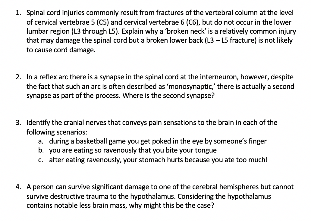 Spinal Cord Injury Level C6