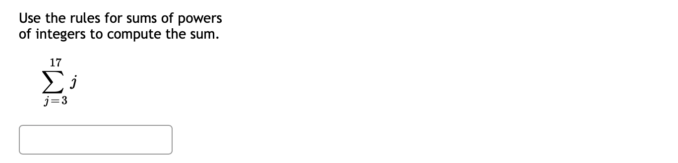 Solved Use the rules for sums of powers of integers to | Chegg.com