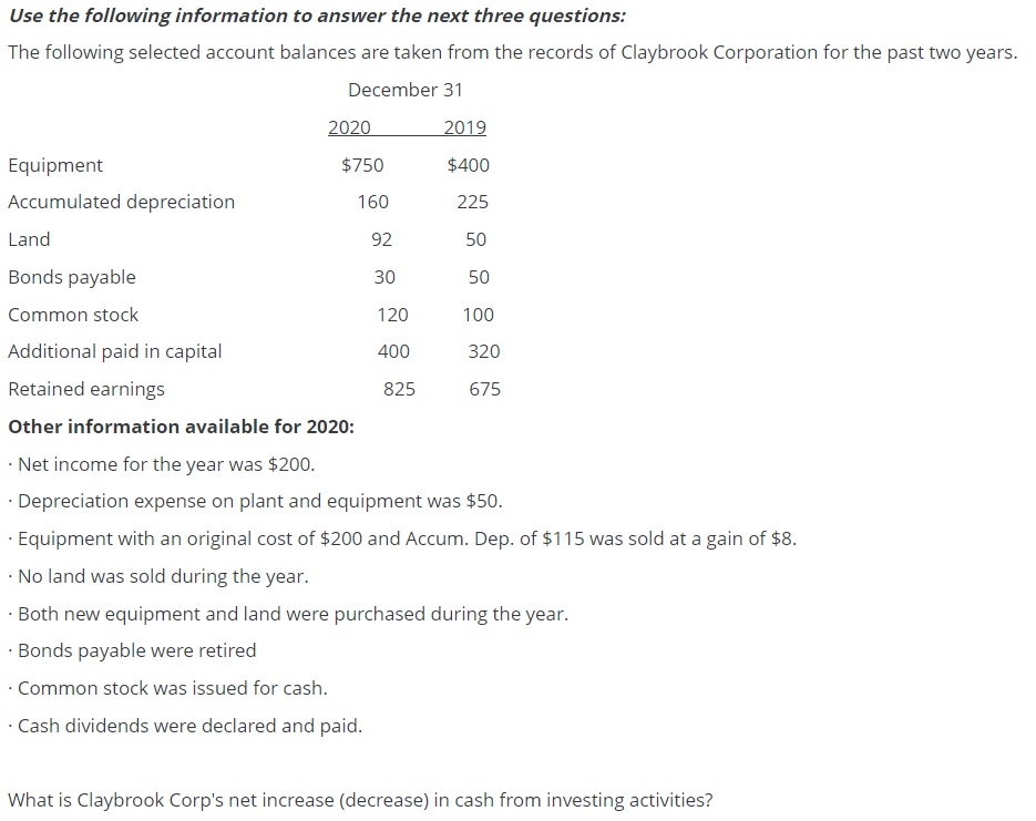 Solved Show step by step calculations a. -499 b. | Chegg.com