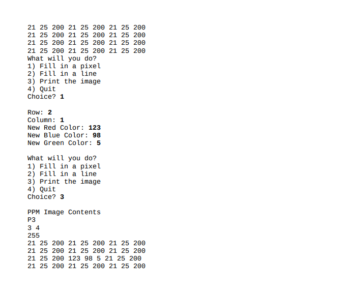 Solved Assignment 7B: Color Art Program! For our last | Chegg.com