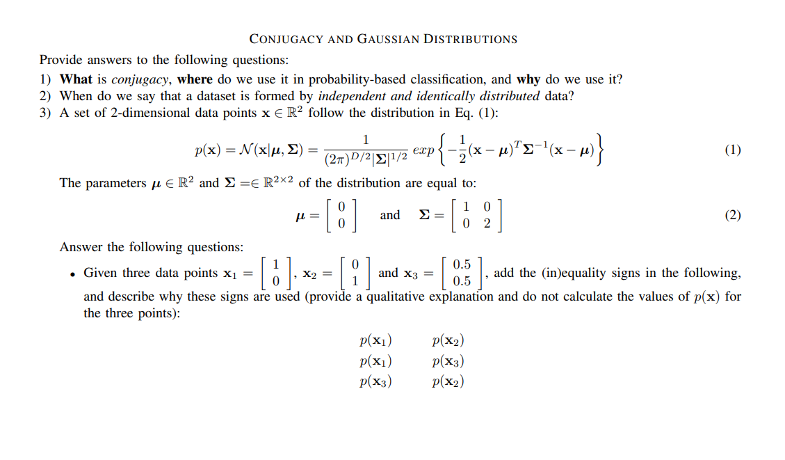 Solved by an EXPERT I need help to solve this machine learning question ...