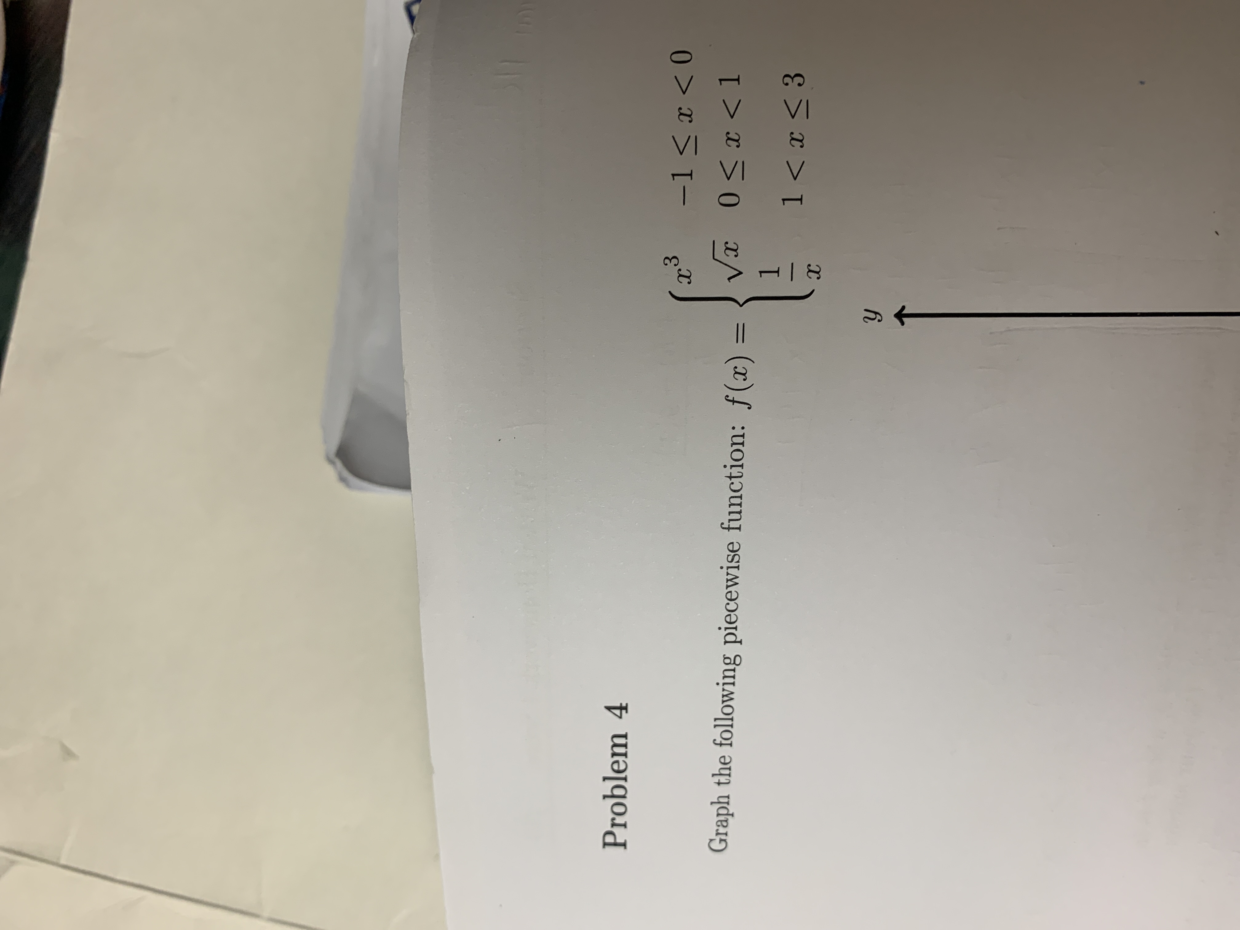 Solved Problem 4Graph the following piecewise function: | Chegg.com Solved Problem 4Graph the following piecewise function: | Chegg.com