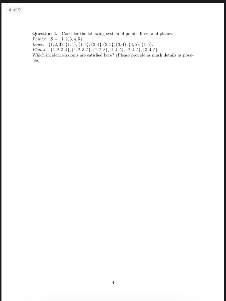 Solved 5 of 9 Question 5. Prove explicitly from the | Chegg.com