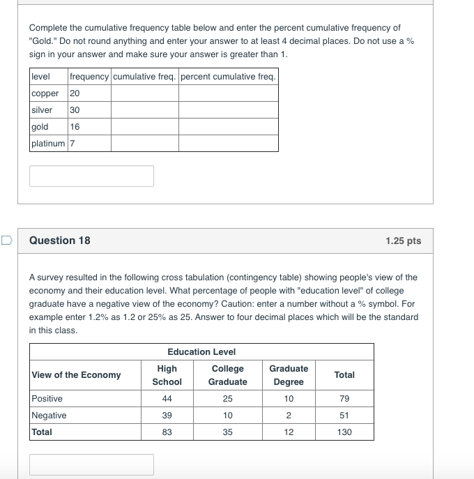 Solved Complete the cumulative frequency table below and | Chegg.com