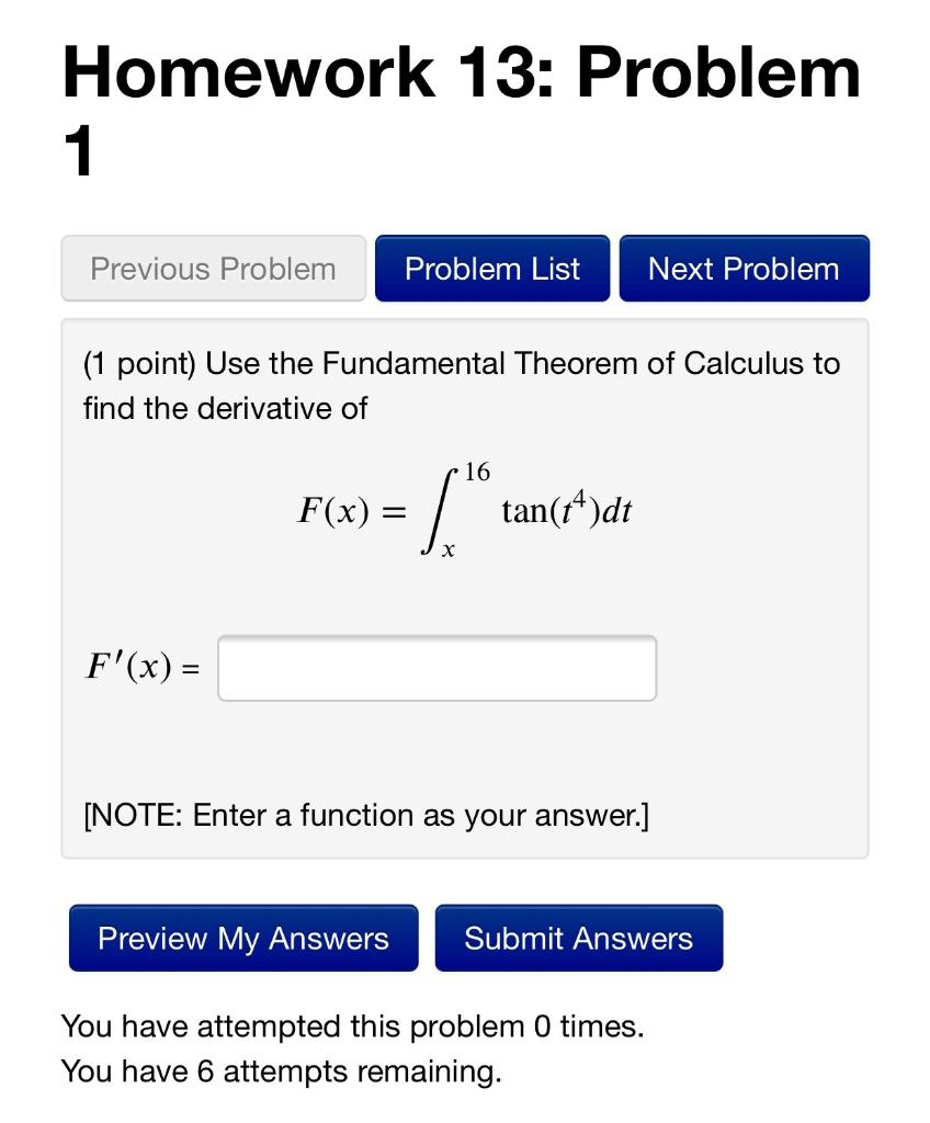 Solved Homework 13: Problem 1 Previous Problem Problem List | Chegg.com
