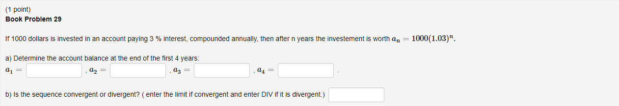 Solved (1 point) Book Problem 27 Determine whether the | Chegg.com