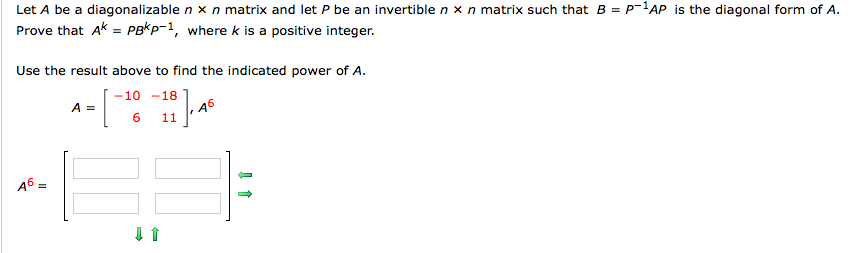 Solved Let A be a diagonalizable n × n matrix and let P be | Chegg.com
