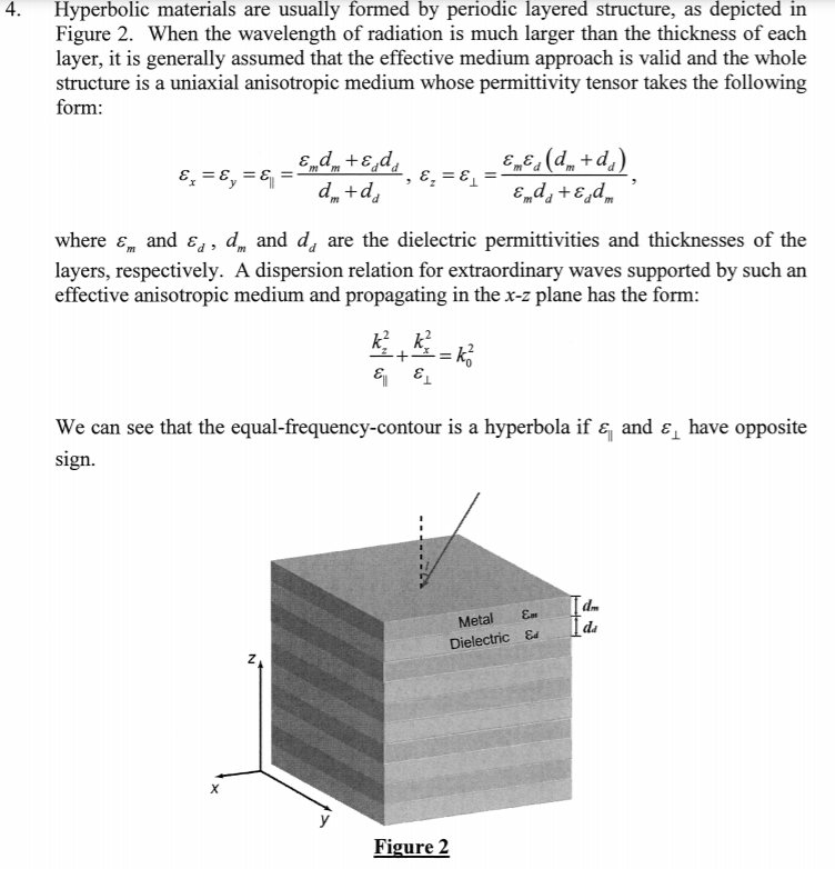 4. Hyperbolic materials are usually formed by | Chegg.com