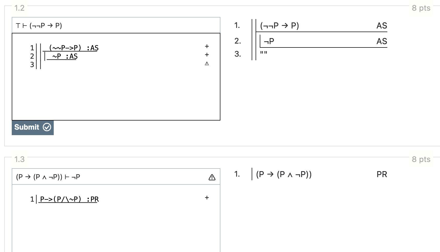 Solved Complete one of the proofs, PR is premise, AS is | Chegg.com