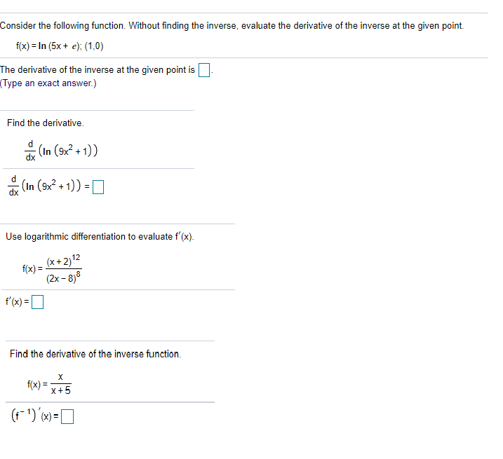 Solved Consider the following function. Without finding the | Chegg.com