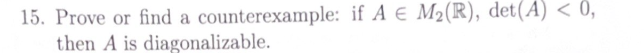 Solved Prove or find a counterexample: if | Chegg.com