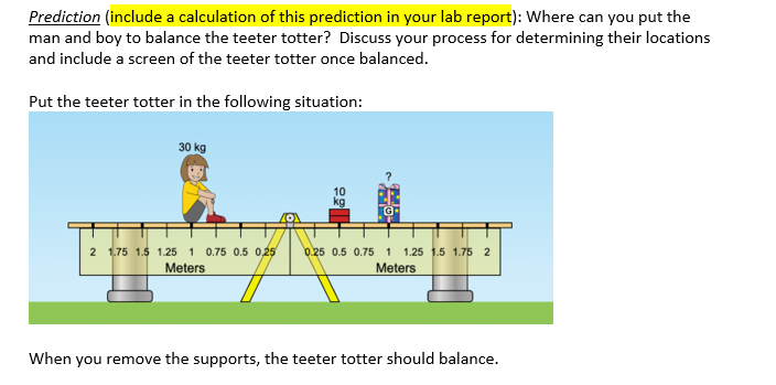 Solved Prediction (include a calculation of this prediction | Chegg.com