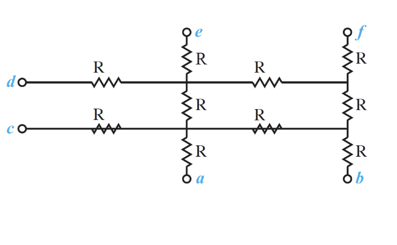 Solved For the circuit below, determine Req at terminals (a, | Chegg.com