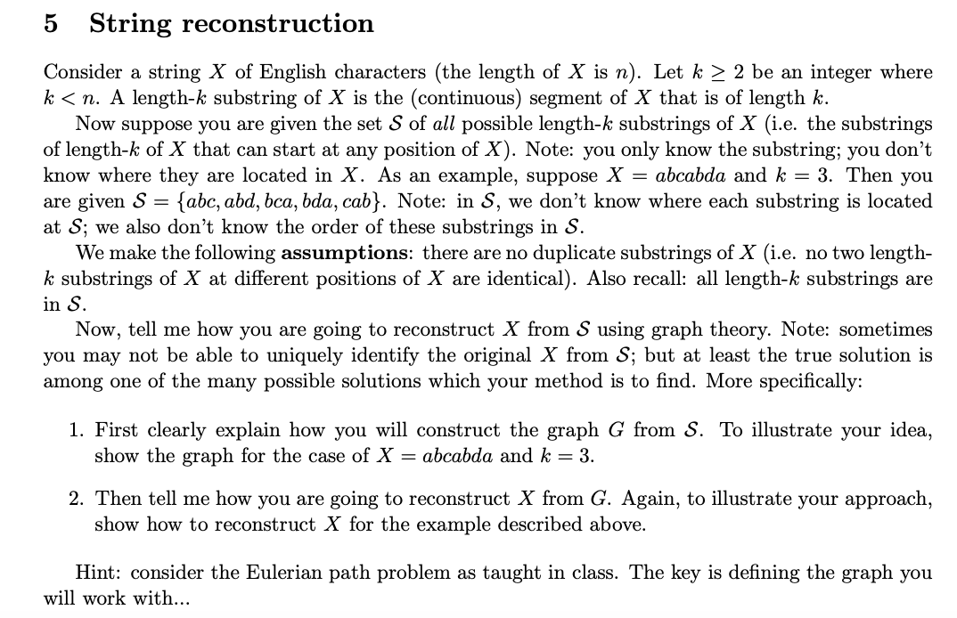 Please Answer Question 5 parts 1 and 2 with | Chegg.com