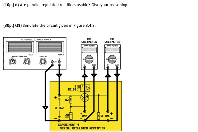 Solved (30p.) Q2) Simulate the circuit given in Figure | Chegg.com