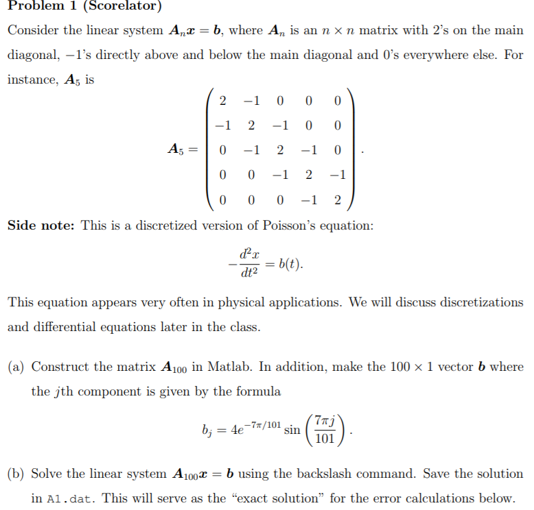 (c) Recall that the formula for the Jacobi method | Chegg.com