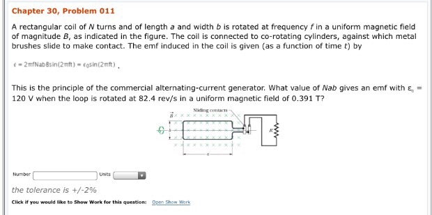 Solved A rectangular coil of N turns and of length a and | Chegg.com