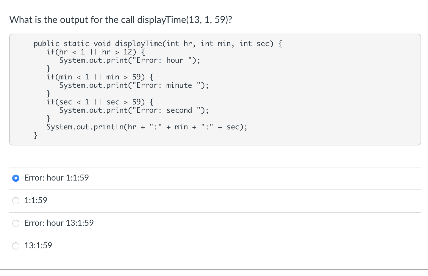 Solved What is output? = char[] myArray = {'a','b','c','d', | Chegg.com