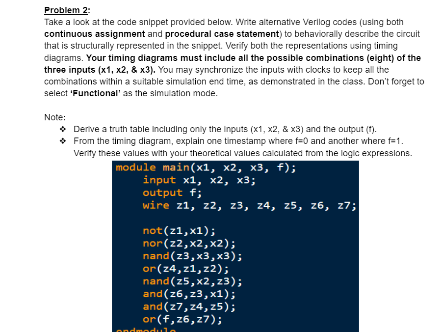 Solved Problem 2: Take a look at the code snippet provided | Chegg.com