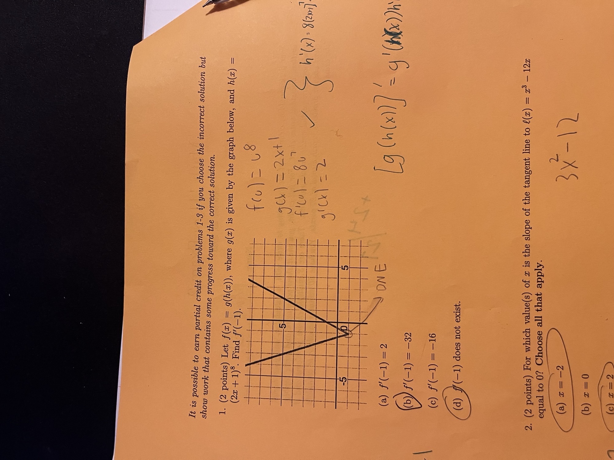 Solved It is possible to earn partial credit on problems 1-3 | Chegg.com