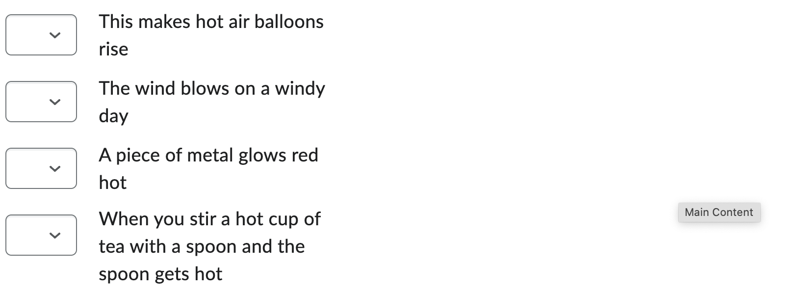 Solved Answer the following matching question thoroughly and | Chegg.com