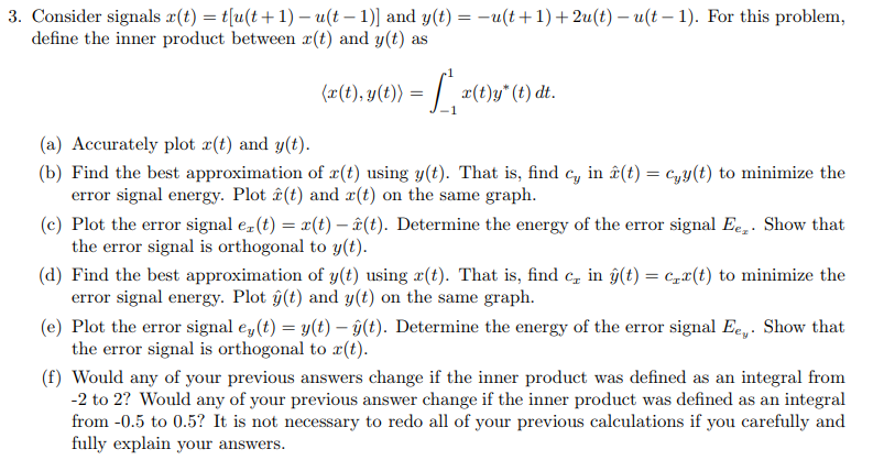 Solved 3. Consider signals r(t)- ut1)-u(t 1) and | Chegg.com