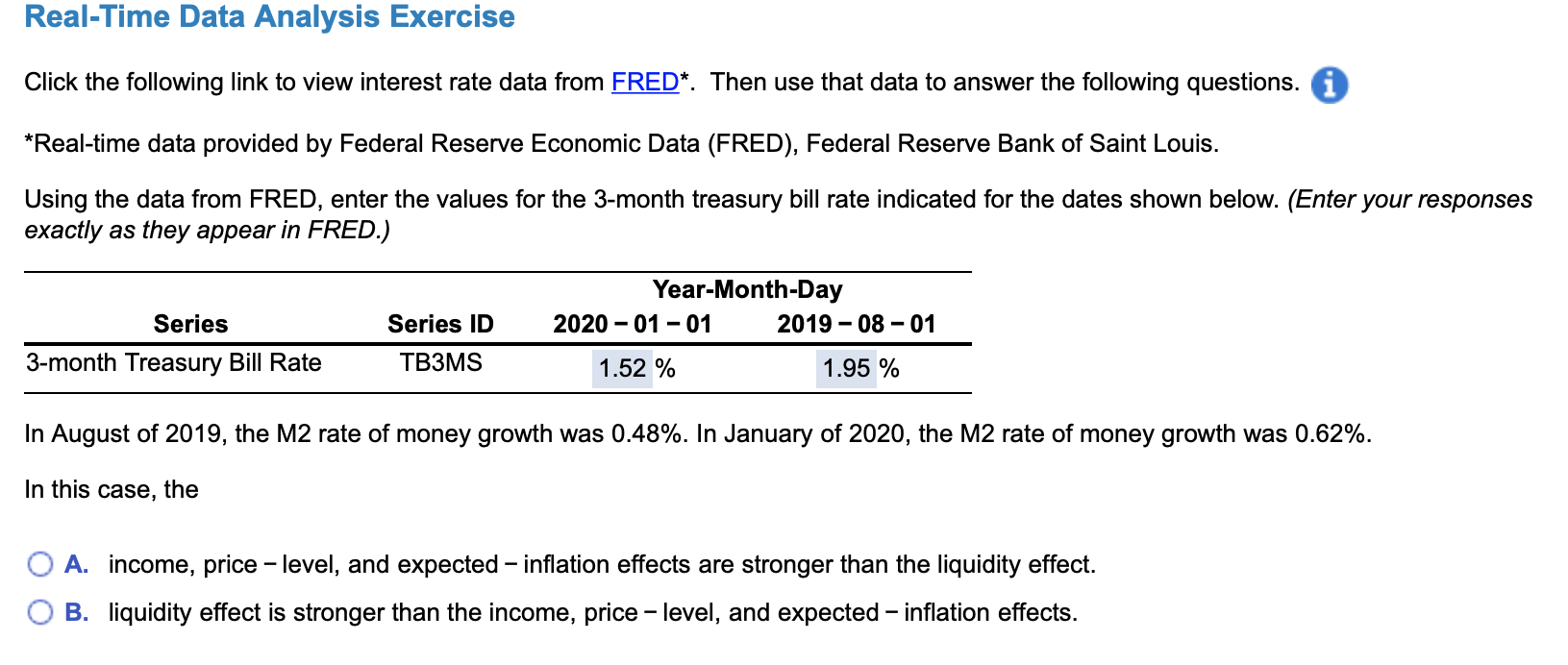 Real-Time Data Analysis Exercise Click the following | Chegg.com