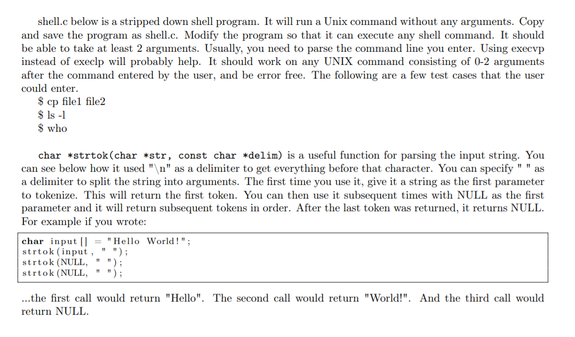 There are many variations of the exec system call | Chegg.com