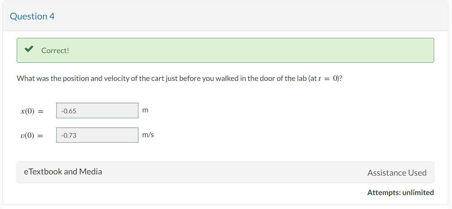 Solved You walk into the physics lab to find that your lab | Chegg.com
