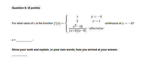 Solved For what value of c is the function | Chegg.com