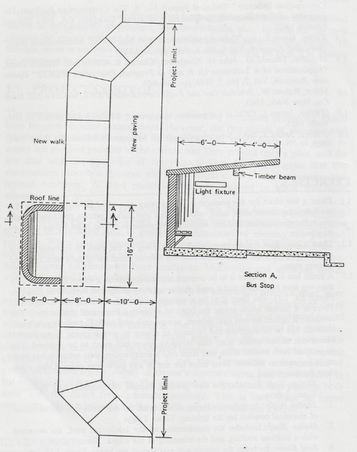 Solved A small bus stop project is to be constructed at one | Chegg.com