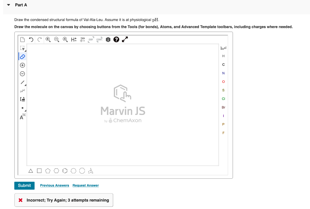 Solved Draw the condensed structural formula of Val-Ala-Leu. | Chegg.com