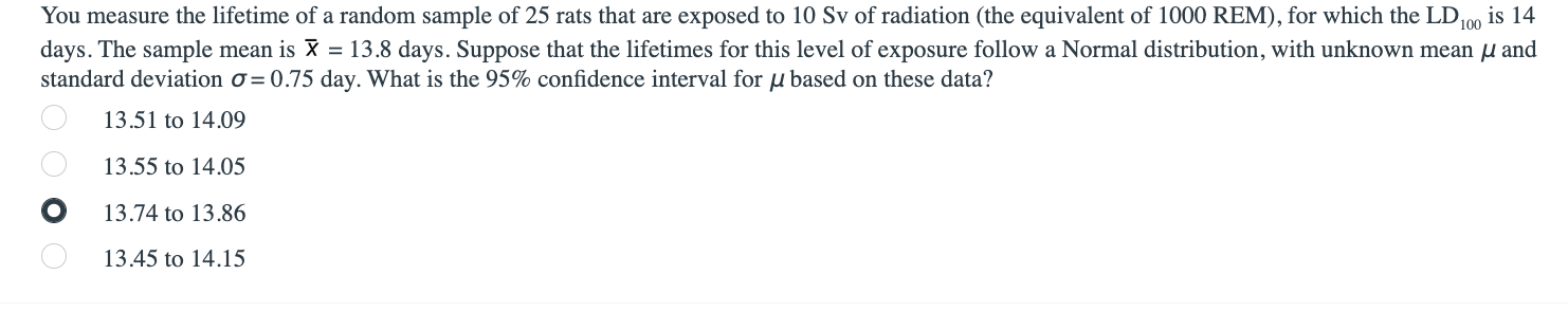 Solved You measure the lifetime of a random sample of 25 | Chegg.com