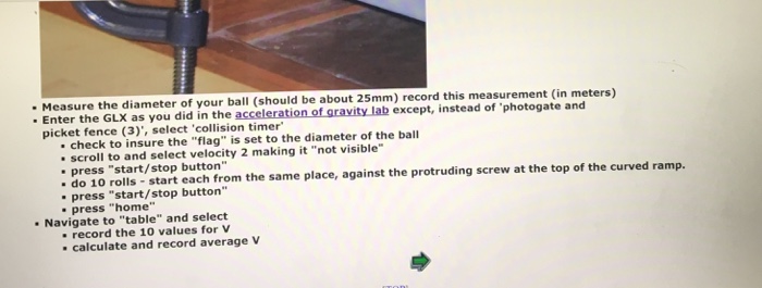 Solved LABORATORY EXERCISE FIVE INTRODUCTION: (projectile | Chegg.com