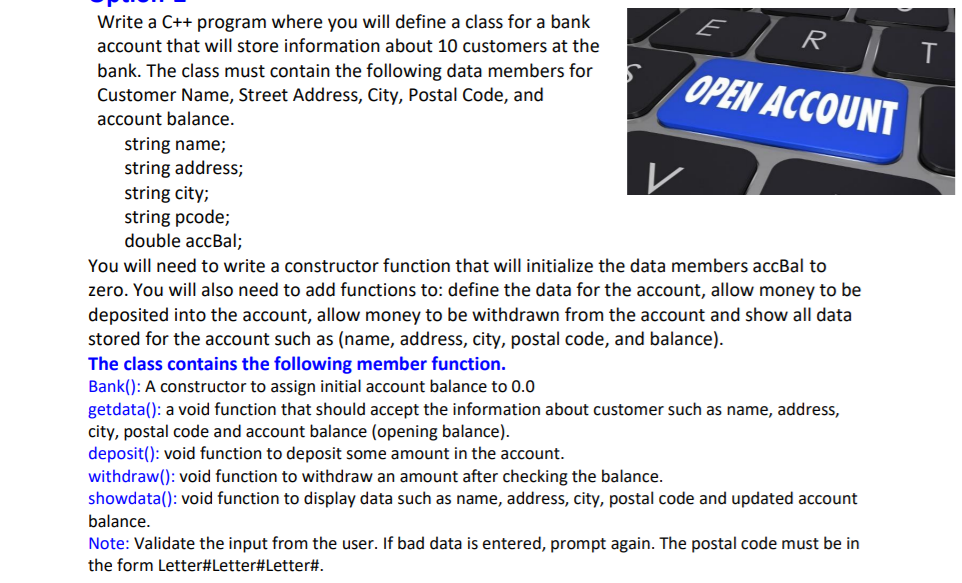 Solved C ++ programming. Please make sure the code and | Chegg.com