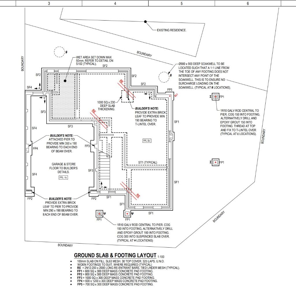 3d. referring to Sheet # S101 of the Structural | Chegg.com
