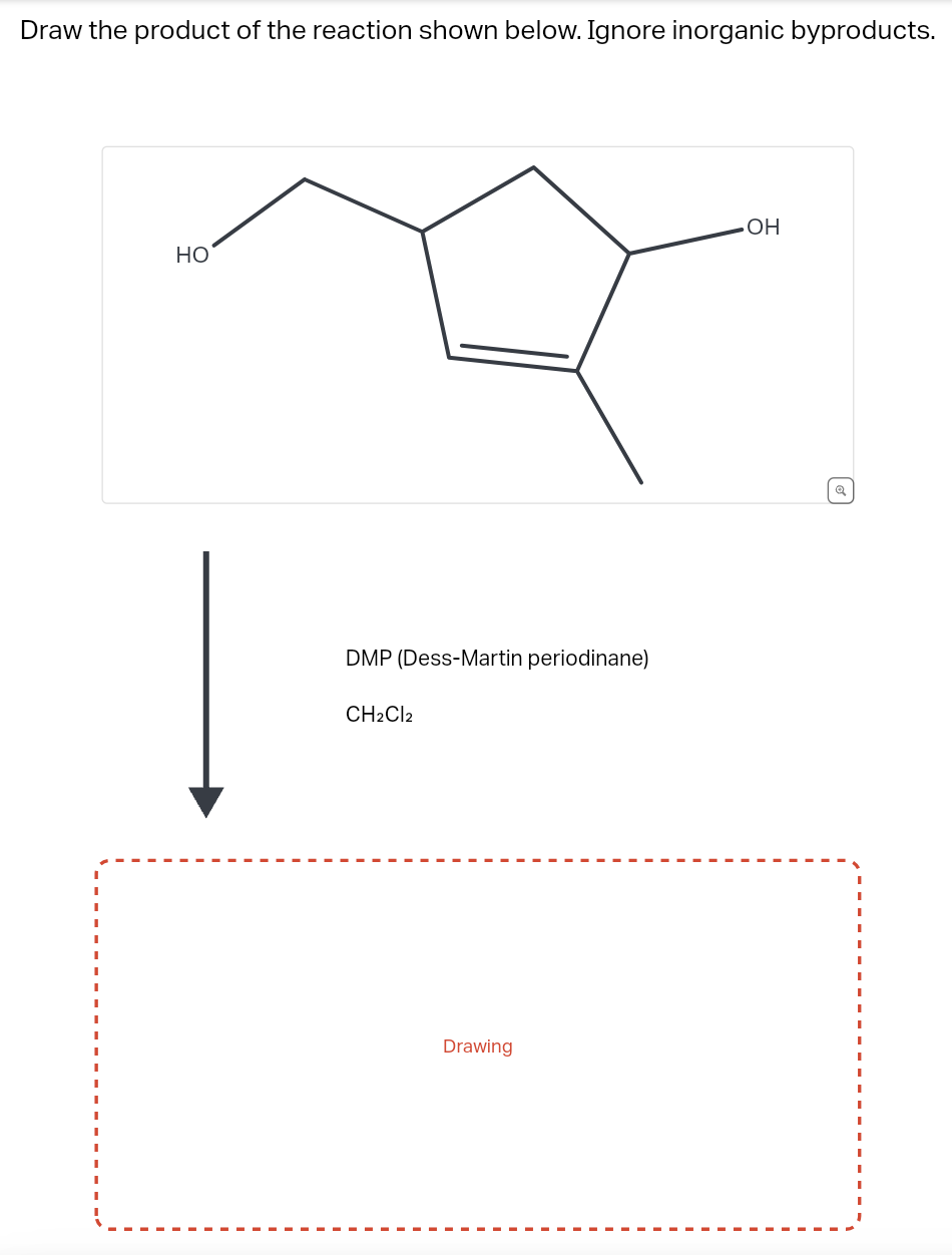 Solved Draw the product of the reaction shown below. Ignore | Chegg.com