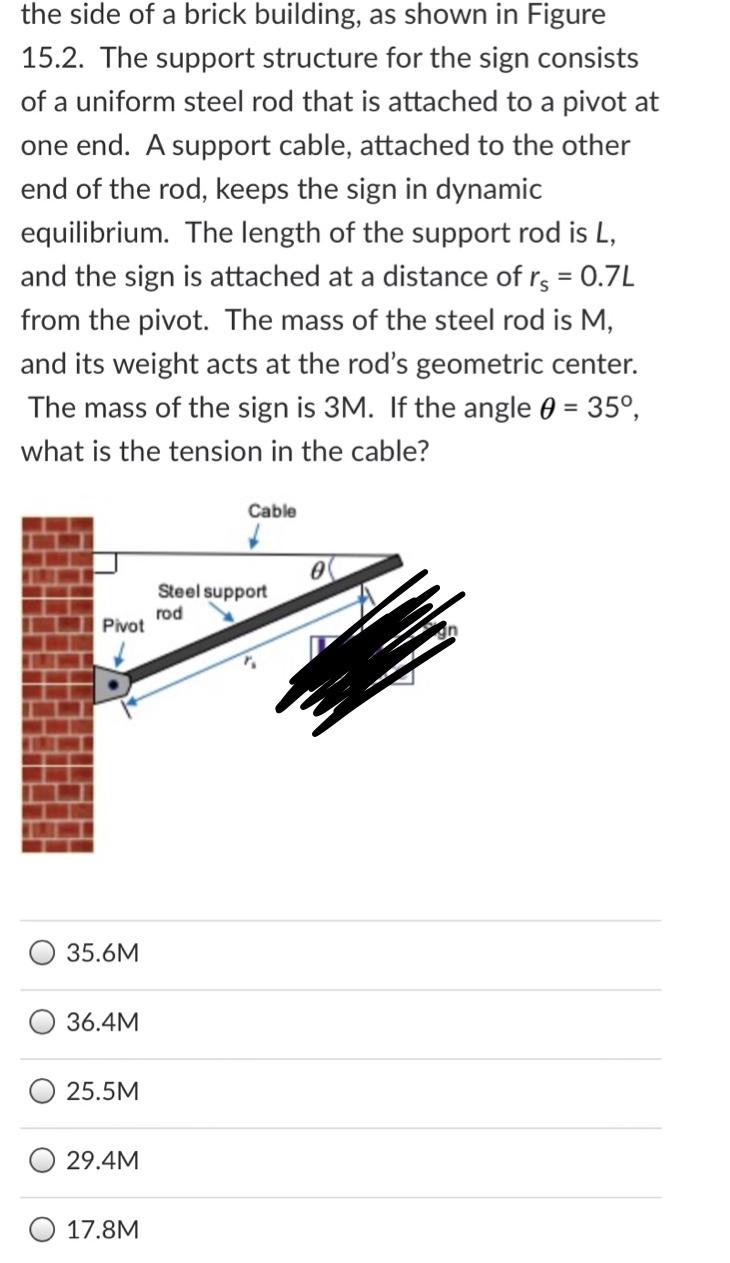 Solved the side of a brick building, as shown in Figure | Chegg.com