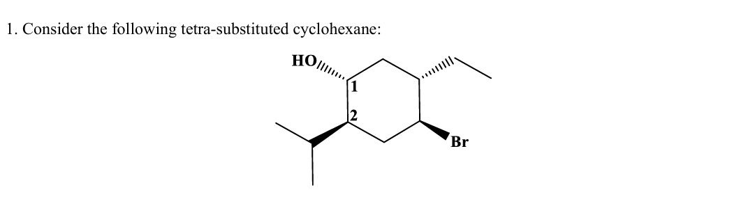 Solved by an EXPERT Consider the following tetra-substituted | Chegg.com