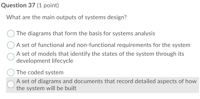 Solved Question 29 (1 point) If a development project is to | Chegg.com